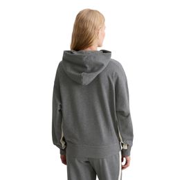 Marc O'Polo MARC O'POLO Damen Kapuzensweatshirt, grau, Gr. M, Sweatware, Obermaterial: 100% Baumwolle, Sweatshirts, mit Logo-Stickerei