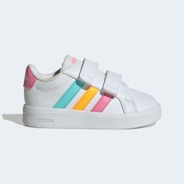 Kinder Sneaker "GRAND COURT 3.0 KIDS", adidas Sportswear, Gr. 23, bunt, Synthetik, Textil, Schuhe, f&uuml;r Kinder