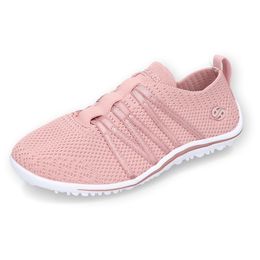 M&auml;dchen Slip-On Sneaker, Dockers by Gerli, Gr. 32, rosa, Textil, Schuhe, Barfu&szlig;sohle, Schn&uuml;rschuh, Schlupfschuh mit Gummizug
