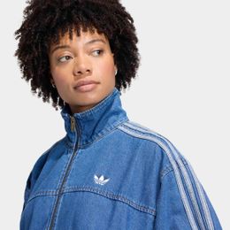 Damen Jeansjacke "FIREBIRD TT D", blau, Gr. M, adidas originals, Obermaterial: 100% Baumwolle, Jacken, Adilenium Jeans-Originals Jacke