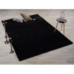 Hochflor-Teppich, B:200cm H:30mm L:290cm, grau, Gallery M BRANDED BY MUSTERRING, Kunstfaser, Teppiche, "Solo", besonders weich durch Microfaser,