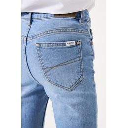 Garcia M&auml;dchen Bootcut-Jeans "Rianna", blau, Gr. 176, Denim/Jeans, Obermaterial: 99% Baumwolle, 1% Elasthan, Jeans, for GIRLS