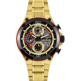 Jacques Lemans Uhr Herren Gr&ouml;&szlig;e One Size gold / rot / schwarz