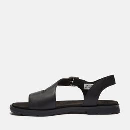 Timberland Damen Sandale "CALISTA BAY BACKSTRAP SANDAL", Gr. 39, schwarz, Leder, Schuhe, aus Leder