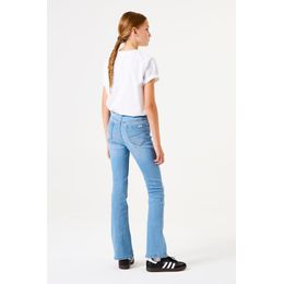 Garcia M&auml;dchen Bootcut-Jeans "Rianna", blau, Gr. 134, Denim/Jeans, Obermaterial: 99% Baumwolle, 1% Elasthan, Jeans, for GIRLS
