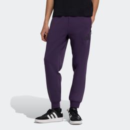 Herren Sporthose "M Z.N.E. PT", lila, Gr. L, adidas Sportswear, Obermaterial: 57% Polyester, 43% Baumwolle, Hosen