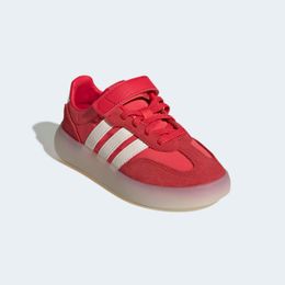 M&auml;dchen Sneaker "BARREDA DECODE KIDS", adidas Sportswear, Gr. 34, rot, Leder, Textil, Schuhe, inspiriert vom Design des Handball Spezial, f&uuml;r Kinder