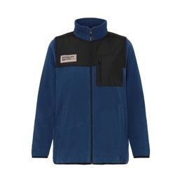 oxmo Damen Trainingsjacke "Trainingsjacke OXNETE FLEECE JACKET", blau, Gr. XXL, Obermaterial: 100% Polyester PES., Jacken