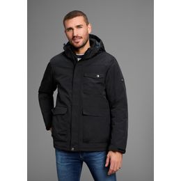Polarino Herren Funktionsjacke, schwarz, Gr. 46, Obermaterial: 100% Polyamid. Futter: 100% Polyester. Wattierung: 100% Polyester, Jacken, Wassers&auml;ule