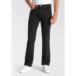 Levi's LEVI'S Herren Bootcut-Jeans "527 SLIM BOOT CUT", schwarz, Gr. 32, unifarben, Denim/Jeans, Obermaterial: 99% Baumwolle, 1% Elasthan, Jeans, in cleaner