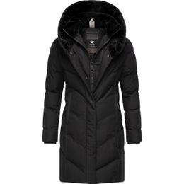 Ragwear Damen Steppmantel "Natalka Cosy", schwarz, Gr. M, Au&szlig;enmaterial: 100% Polyester. Innenfutter: 100% Polyester. Wattierung: 100% Polyester,