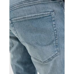 Jack & Jones JACK & JONES Herren Slim-fit-Jeans "JJIGLENN JJICON JJ 619 50SPS NOOS", blau, Gr. 31, Abriebeffekte, Denim/Jeans, Obermaterial: 95% Baumwolle, 4%