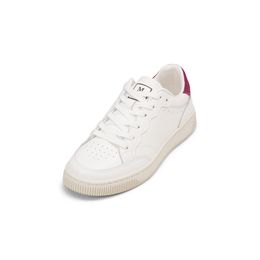 Marc O'Polo MARC O'POLO Damen Sneaker "aus hochwertigem Rindleder", Gr. 38, wei&szlig;, Obermaterial: 100% Leder, unifarben, Schuhe