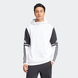 Herren Kapuzensweatshirt "SQUADRA 25 SWEAT HOODIE", wei&szlig;, Gr. XL, adidas Performance, Obermaterial: 70% Baumwolle, 30% Polyester, Sweatshirts