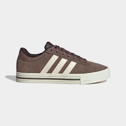 Damen Sneaker "DAILY 4.0", adidas Sportswear, Gr. 44,5earth strata, sanftes wei&szlig;, aurora coffee, Leder, Synthetik, Schuhe