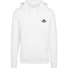 Kapuzenpullover MisterTee "MisterTee Root Of All Hoody", Herren, Gr. L, wei&szlig;, 65% Baumwolle, 35% Polyester, mehrfarbig, normal, ohne Ausschnitt, Pullover Kapuzenpullover