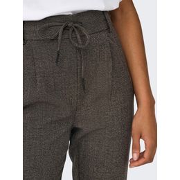 Only Damen Jogger Pants "ONLPOPTRASH-DELL EASY MEL PANT PNT NOOS", wei&szlig;, Gr. XL, meliert, Milano Rib, Obermaterial: 63% Polyester, 33% Viskose, 4%