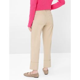 Brax Damen 5-Pocket-Hose "Style MADISON S"beige, Gr. 21, Web, 78% Baumwolle, 18% Lyocell, 4% Elasthan, Hosen