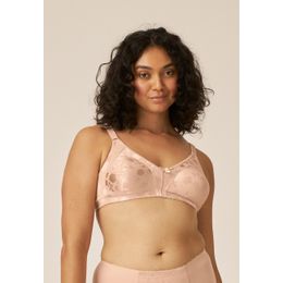 Naturana Damen Minimizer-BH "Minimizer", Gr. 80, beige, Jacquard, Obermaterial: 93% Polyamid, 7% Elasthan, Jacquardmuster, gebl&uuml;mt, unifarben, BHs,