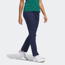 Damen Golfhose "ULTIMATE365 TWISTWEAVE FIVE-POCKET", blau, Gr. 42, adidas Performance, Obermaterial: 100% Polyester, Hosen