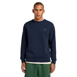 Timberland Herren Sweatshirt "Silicon Badge (LB) Crew Neck", blau, Gr. L, Obermaterial: 100% Baumwolle, Sweatshirts, Langarm-Design, f&uuml;r Erwachsene,