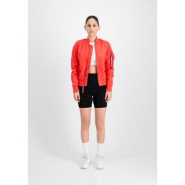 Damen Bomberjacke "MA-1 TT Light W", rot, Gr. XS, Alpha Industries, Shell: 100% Nylon. Lining: 100% Nylon, Jacken