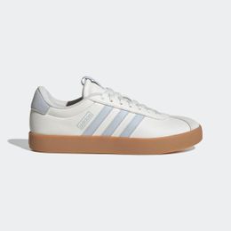 Damen Sneaker "VL COURT 3.0", adidas Sportswear, Gr. 42,5core wei&szlig;, halo blau, gum 3, Leder, Synthetik, Schuhe, inspiriert vom Design des adidas samba