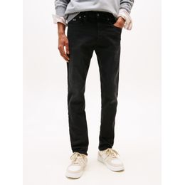 Tommy Jeans Herren Slim-fit-Jeans "Scanton Slim", schwarz, Gr. 36, Denim/Jeans, Obermaterial: 91% Baumwolle, 6% Elastomultiester, 3% Elasthan, Jeans,
