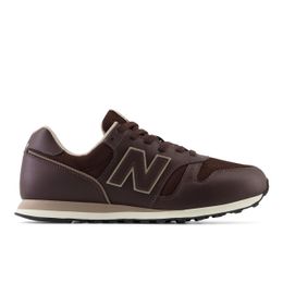 New Balance Herren Sneaker "373", Gr. 46,5, braun, Leder, Textil, Schuhe