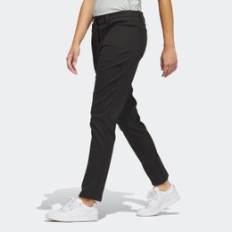 Damen Golfhose "ULTIMATE365 TWISTWEAVE FIVE-POCKET", schwarz, Gr. 38, adidas Performance, Obermaterial: 100% Polyester, Hosen