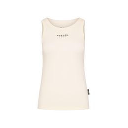 Harlem Soul Damen Tanktop, beige, Gr. XXL, bedruckt, Single Jersey, Material: 96% Baumwolle, 4% Elasthan, Tops, elastisch & enganliegend