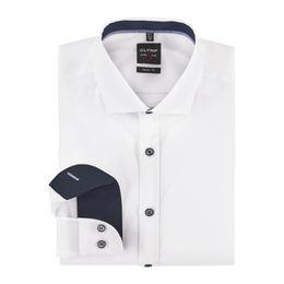 OLYMP Herren Businesshemd "Level Five body fit", bunt, Gr. 43, Web, Obermaterial: 97% Baumwolle, 3% Elastolefin, Hemden