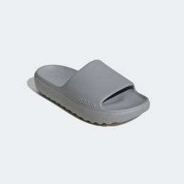 Herren Badesandale "LUMIA ADILETTE", adidas Sportswear, Gr. 38, silber, Synthetik, Schuhe, Badelatschen