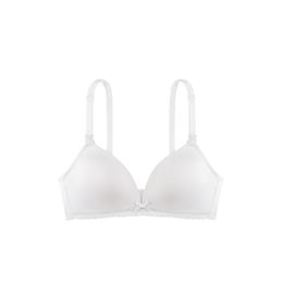 Dorina Damen Still-BH "May", Gr. 95, wei&szlig;, Obermaterial: 84% Polyamid, 16% Elasthan, BHs, leicht gepolstert, ohne B&uuml;gel, mit Stillclips