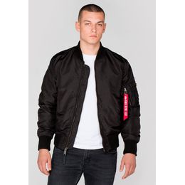Herren Bomberjacke "MA-1 TT", schwarz, Gr. XS, Alpha Industries, unifarben, Web, Obermaterial: 100% Nylon. Futter: 100% Nylon, Jacken, Kunstfaser,