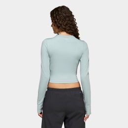 Jungen Funktionsshirt "JG TF CROP LS", blau, Gr. 164, adidas Sportswear, Obermaterial: 83% Polyester, 17% Elasthan, Shirts