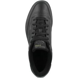 Reebok Herren Sneaker "Reebok Club C 85 Sneaker low Herren Schuhe", Gr. 39schwarz, Glattleder, Schuhe, Perforationen
