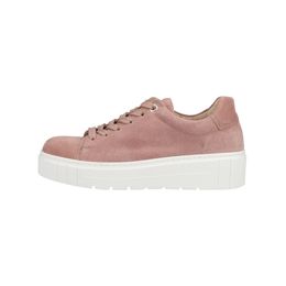 Gabor COMFORT Damen Sneaker "Gabor Comfort Sneaker Leder", Gr. 39dunkelrosa, Leder, Schuhe