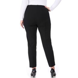 KjBRAND Damen Schlupfhose "Susie XS Jersey", schwarz, Gr. 48, Jersey, Obermaterial: 68% Viskose, 27% Polyamid, 5% Elasthan, Hosen, Sommerhose mit