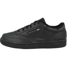 Reebok Herren Sneaker "Reebok Club C 85 Sneaker low Herren Schuhe", Gr. 38,5schwarz, Glattleder, Schuhe, Perforationen