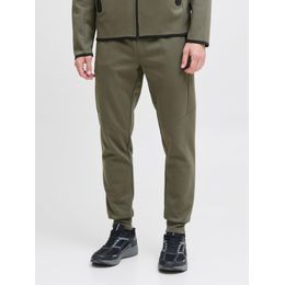 Jack & Jones JACK & JONES Herren Sweathose "JPSTWILL FUSION SWEAT PANTS NOOS", gr&uuml;n, Gr. S, unifarben, Web, Obermaterial: 58% Polyester, 42% Baumwolle, Hosen