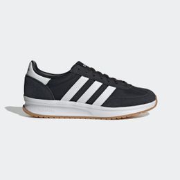 Herren Sneaker "RUN 70S 2.0", adidas Sportswear, Gr. 48, schwarz-wei&szlig;, Leder, Textil, Schuhe, inspiriert vom Design des adidas SL72