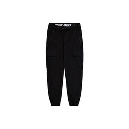Herren Jogginghose "Ripstop Jogger", schwarz, Gr. XXL, Alpha Industries, Obermaterial: 100% Baumwolle; Futter: 100% Baumwolle, Hosen