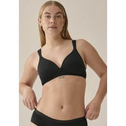 Naturana Damen Soft-BH "Soft Cup", Gr. 100, schwarz, Obermaterial: 89% Polyamid, 11% Elasthan. Futter: 100% Polyester, unifarben, BHs, nahtlose
