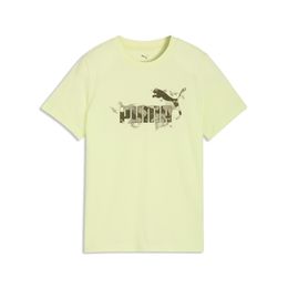 Puma Jungen T-Shirt "Essentials Camo T-Shirt Jungen"apple spritz gr&uuml;n, Gr. 164, Obermaterial: 100% Baumwolle; Rippe: 29% Polyester, 71% Baumwolle,