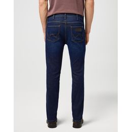 Wrangler Herren Straight-Jeans "GREENSBORO FREE TO STRETCH", blau, Gr. 32, Denim/Jeans, Obermaterial: 75% Baumwolle, 23% Polyester, 2% Elasthan,