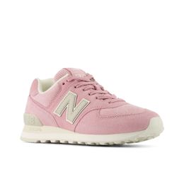 Sneaker New Balance "WL574", Damen, Gr. 37, rose sugar, c, Leder, Schuhe Sneaker