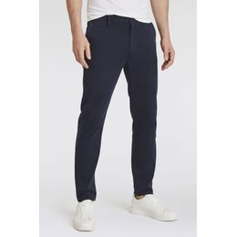 BOSS Orange Herren Chinohose "Tapered-fit", blau, Gr. 31, unifarben, Web, Obermaterial: 97% Baumwolle, 3% Elasthan, Hosen, Aus komfortabler