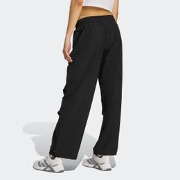 Damen Sporthose "WORKOUT ESSENTIALS GEWEBTE"schwarz, normal, gr., Gr. XXL, adidas Performance, Obermaterial: 87% Polyester, 13% Elasthan, Hosen