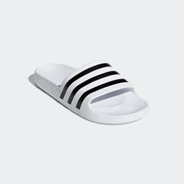 Damen Badesandale "AQUA ADILETTE", adidas Sportswear, Gr. 38, wei&szlig;, Synthetik, Schuhe